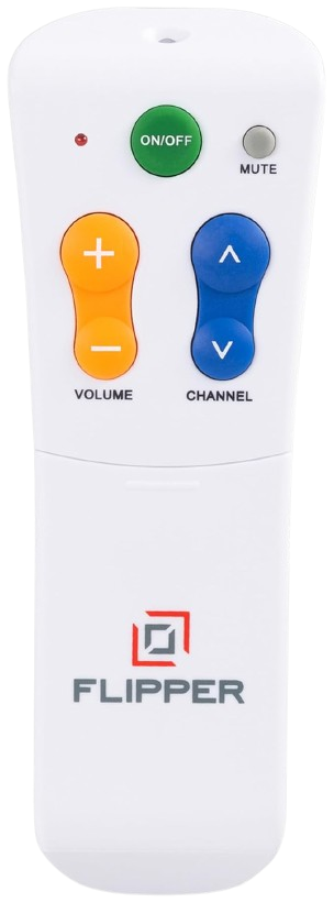 Flipper Big Button Remote: The Ultimate Senior-Friendly TV Control ...